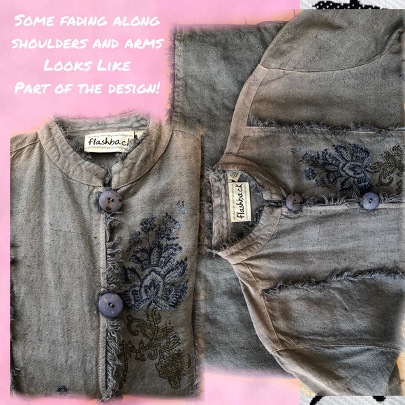 Flashback | Jackets & Coats | Flashback Button Layering Jacket Medium ...